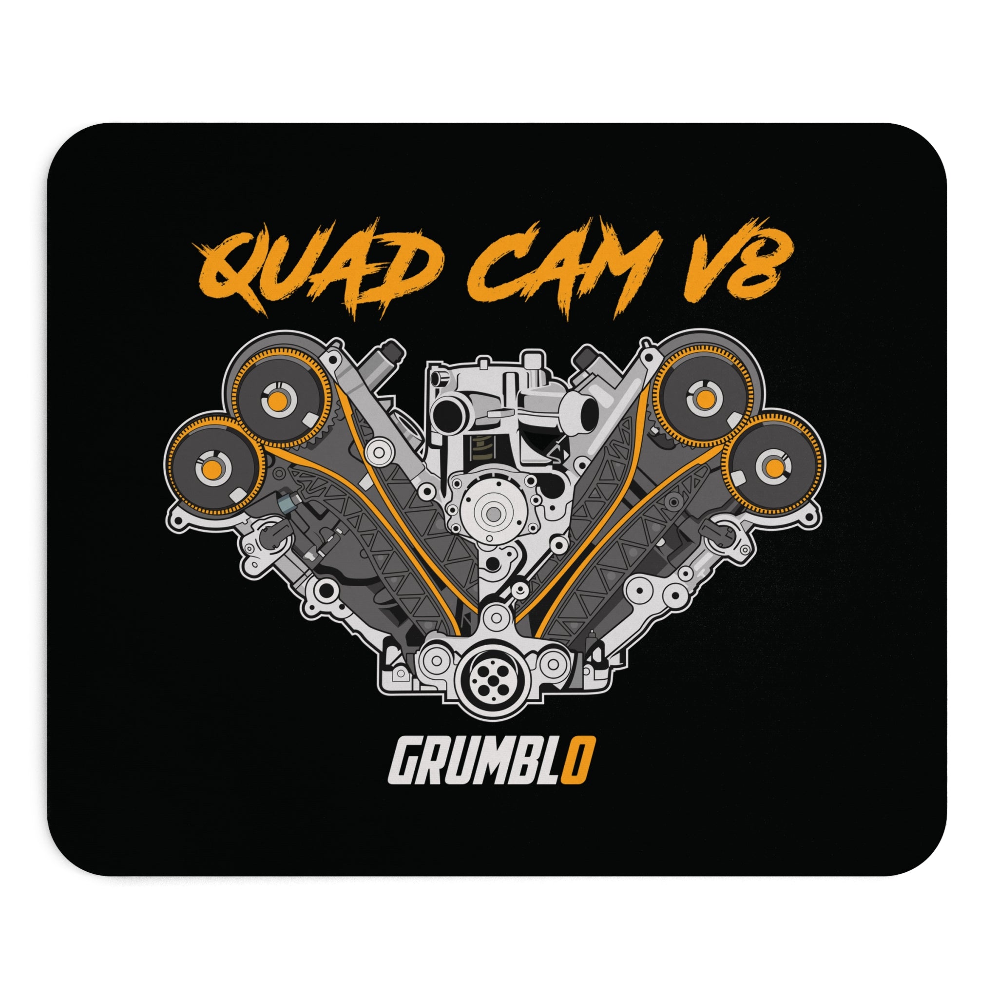 Quad Cam V8 Mouse Pad – Grumblo Shop